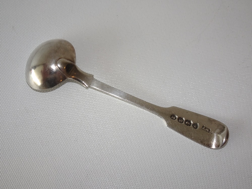 Antique Sterling Silver Mustard Spoon