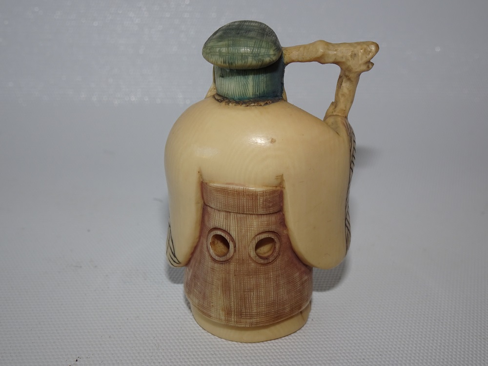 Antique Japanese Ivory Netsuke Jurojin