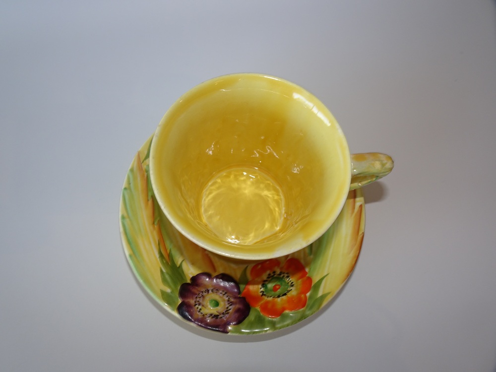 Carlton Ware Anemone Pattern Trio – Circa 1930s