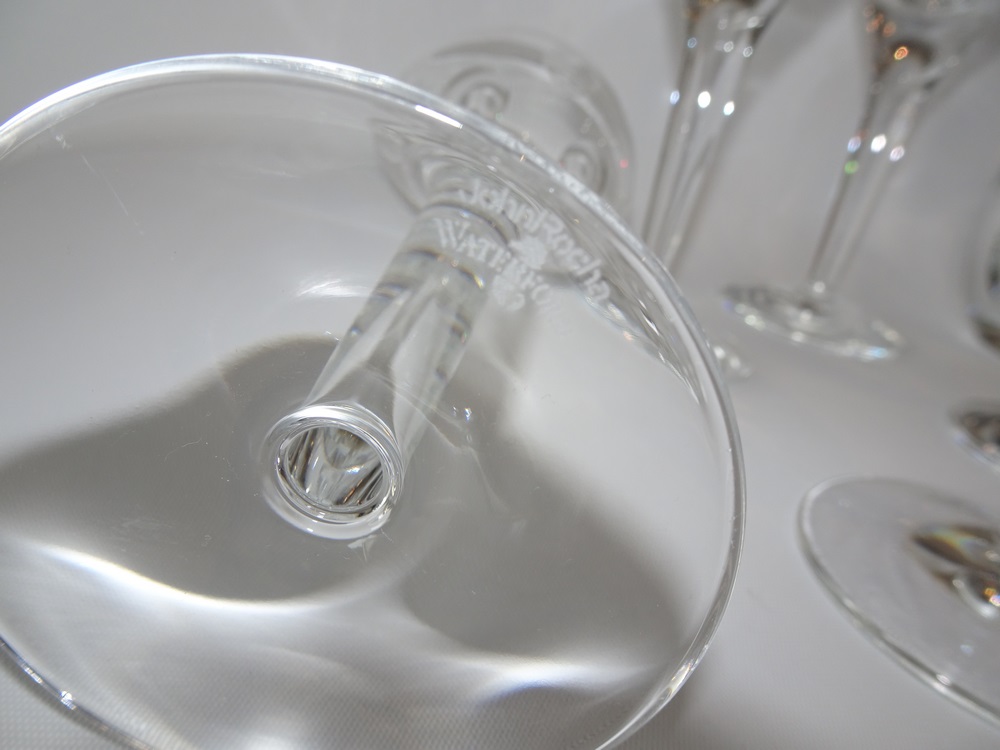 Vintage Waterford Crystal Imprint Glasses and Carafe by John Rocha