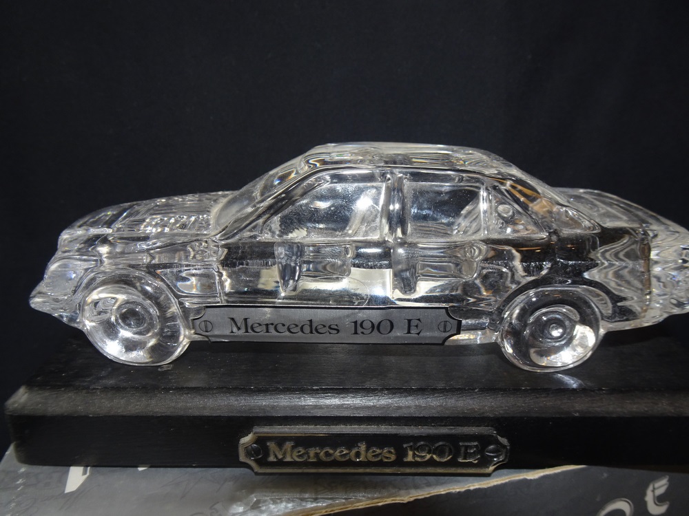 Vintage Hofbauer Crystal Mercedes 190E Car