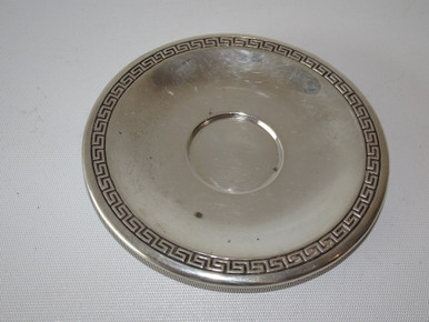Antique Jakob Grimminger 800 Silver Dish with Star Hallmark