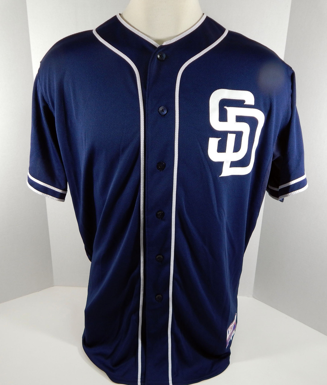 2012 San Diego Padres Justin Hatcher #80 Game Issued Navy Jersey