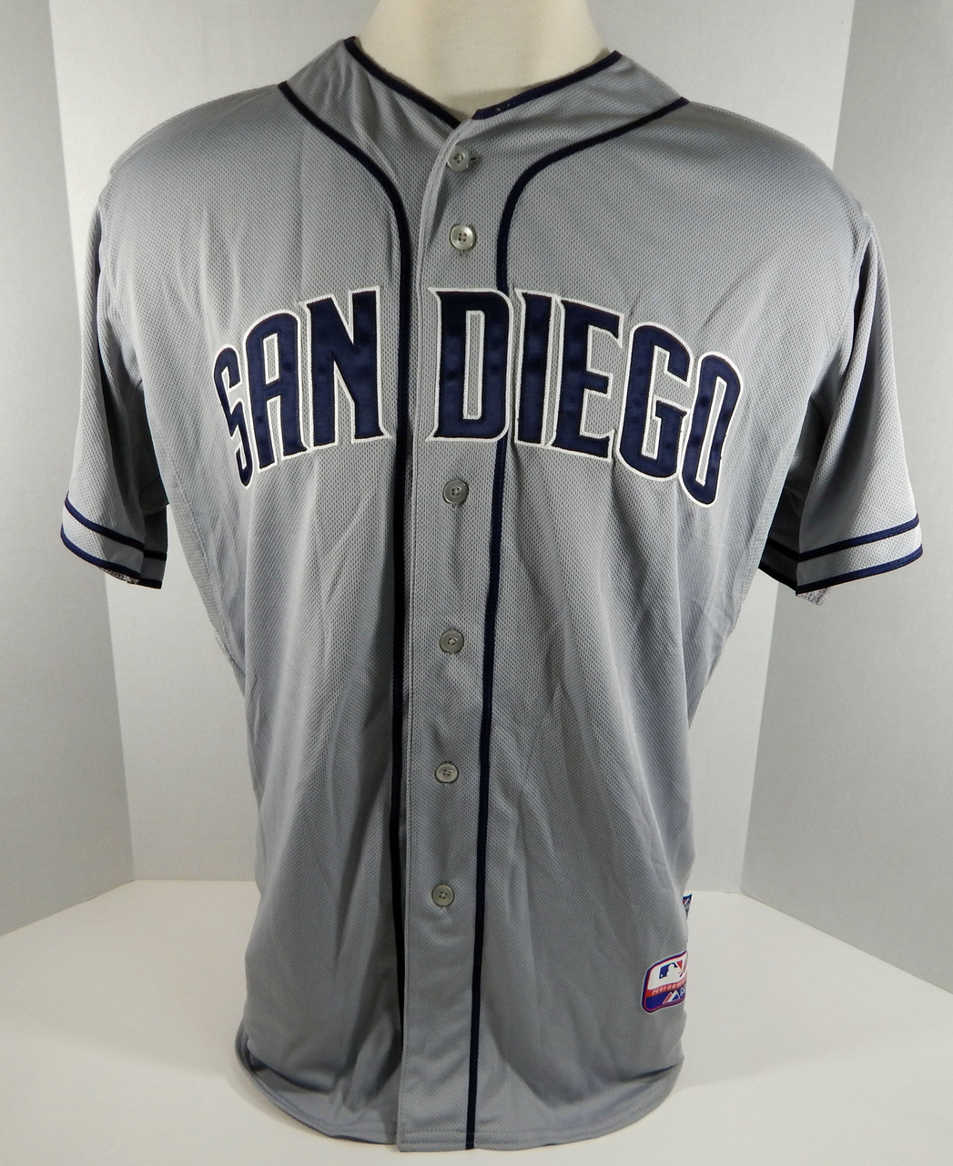 San Diego Padres Joe Wieland #74 Game Issued Grey Jersey