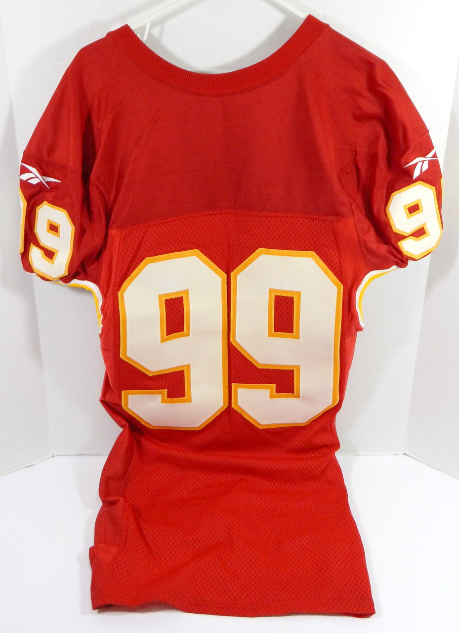 1998 Kansas City Chiefs #99 Game Used Red Jersey 46 DP32137
