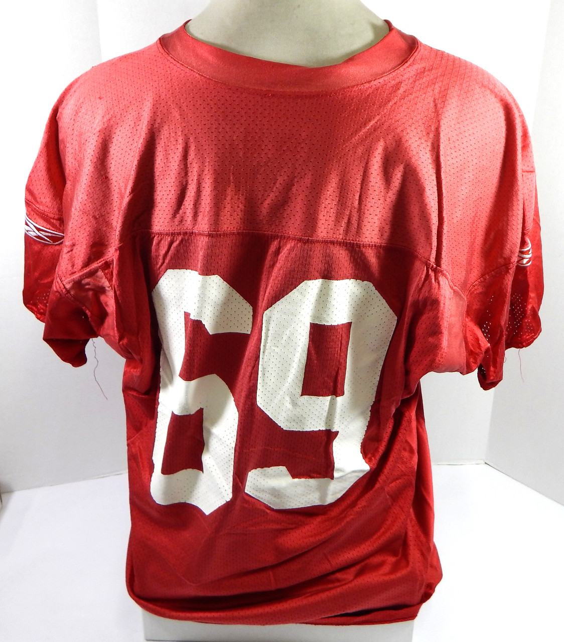 2009 San Francisco 49ers Tony Wragge #69 Game Used Red Practice Jersey ...
