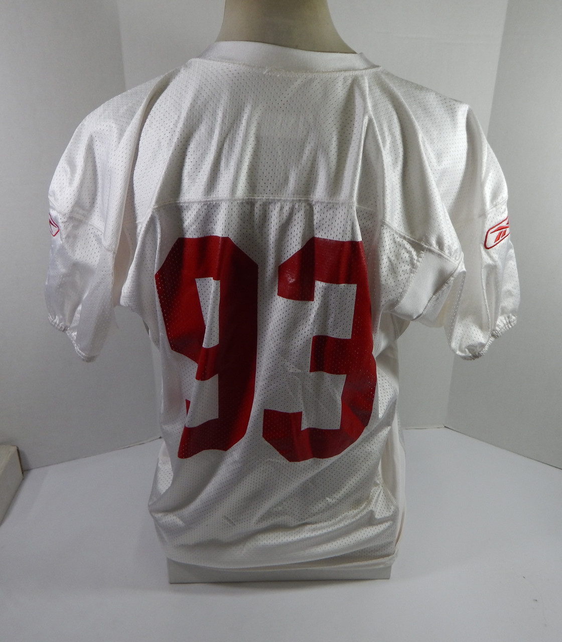 2009 San Francisco 49ers Demetric Evans #93 Game Used White Practice ...