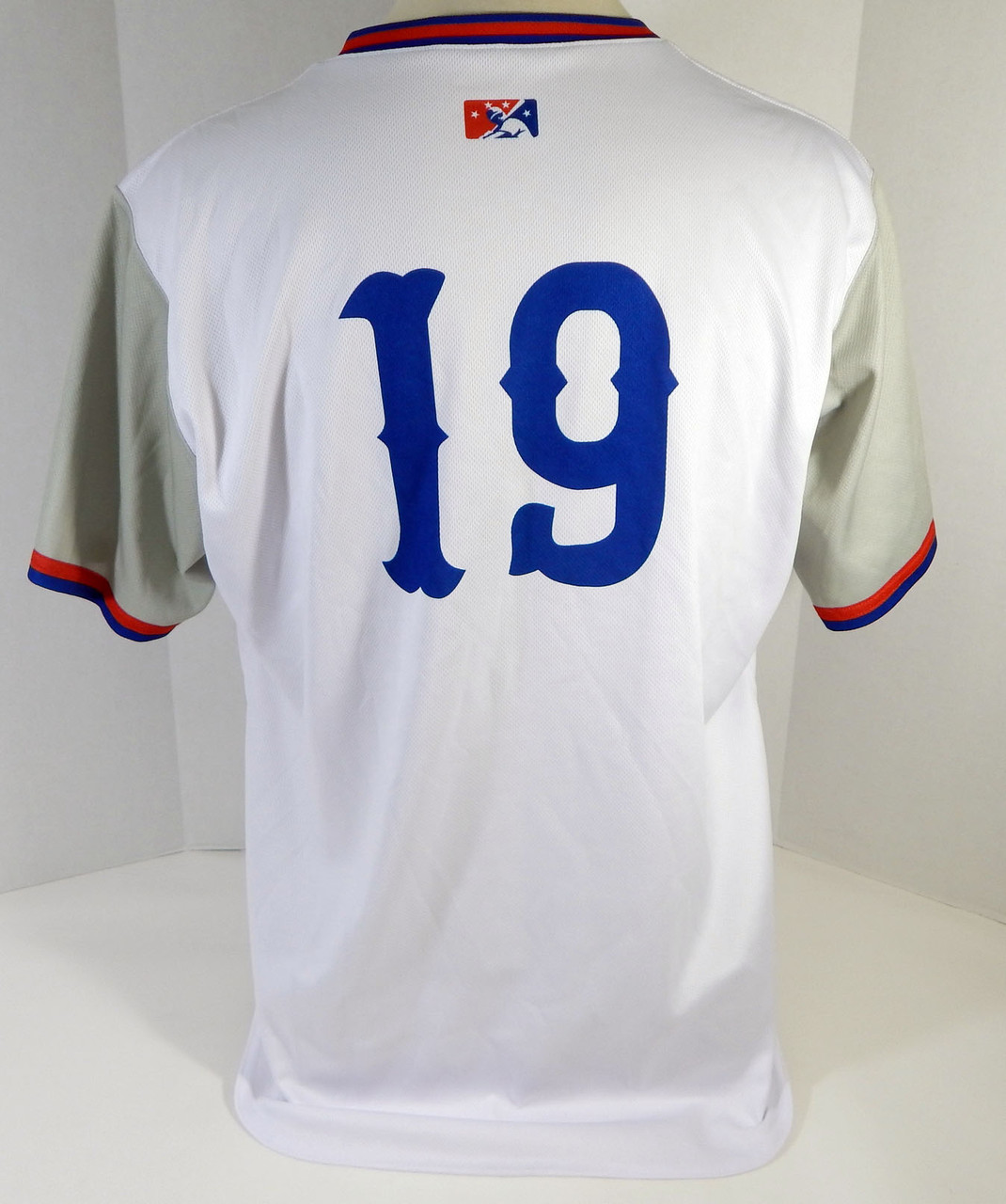 2018 Pawtucket Red Sox Kevin Boles #19 Game Used White Jersey Osos ...