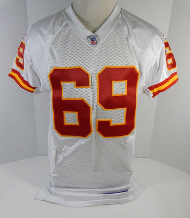 2003 Kansas City Chiefs #69 Game Issued White Jersey DP17379