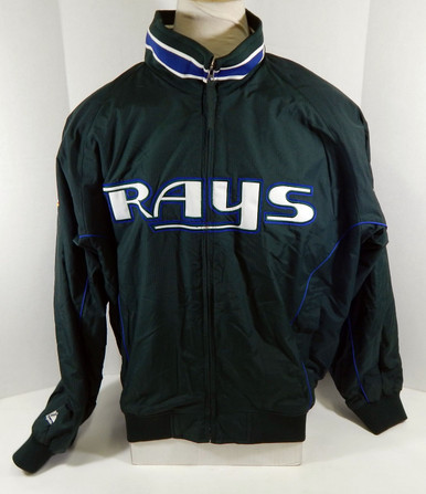 2001 Tampa Bay Devil Rays #77 Game Used Green Bench Jacket USA 911 ...