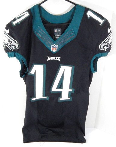 2014 Philadelphia Eagles Riley Cooper #14 Game Issued Black Jersey 42 ...