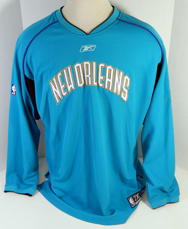 2005-06 New Orleans OKC Hornets Jackson Vroman #4 Game Issued Teal ...