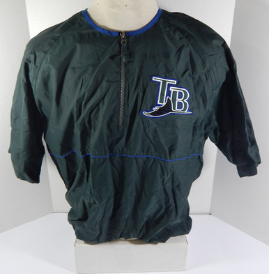 2000s Tampa Bay Devil Rays #63 Game Used Green Batting Practice Jacket ...