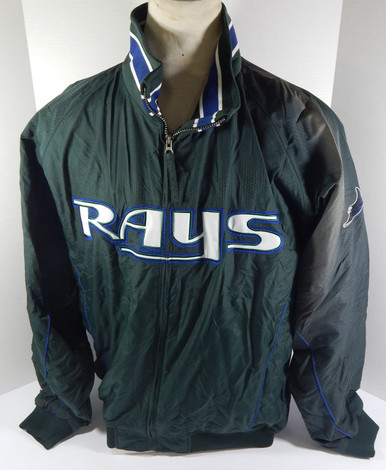 2000s Tampa Bay Devil Rays Game Used Green Batting Practice Jacket XXL ...