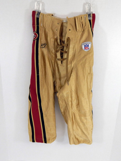 2003 San Francisco 49ers Jason Isom #41 Game Used Gold Pants 30 DP61067