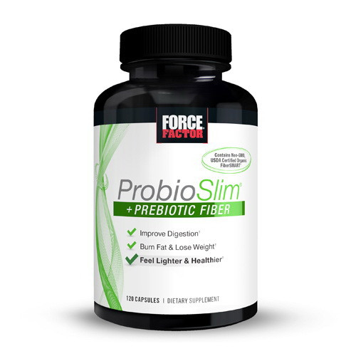 Force Factor Probio Slim + Prebiotic Fiber Capsules, 120 Ea ...