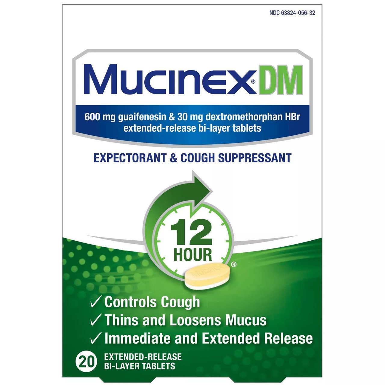 Mucinex Dm Guaifenesin Cough Suppressant Extended Release Tablets 600 Mucinex Dm Guaifenesin Cough Suppressant Extended Release Tablets 600