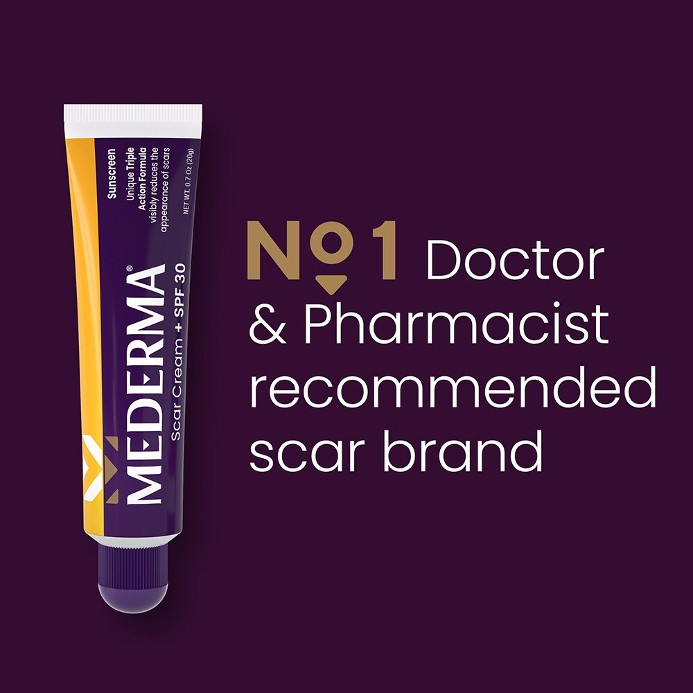 Mederma Scar Cream + SPF 30 Sunscreen, 0.7 Oz