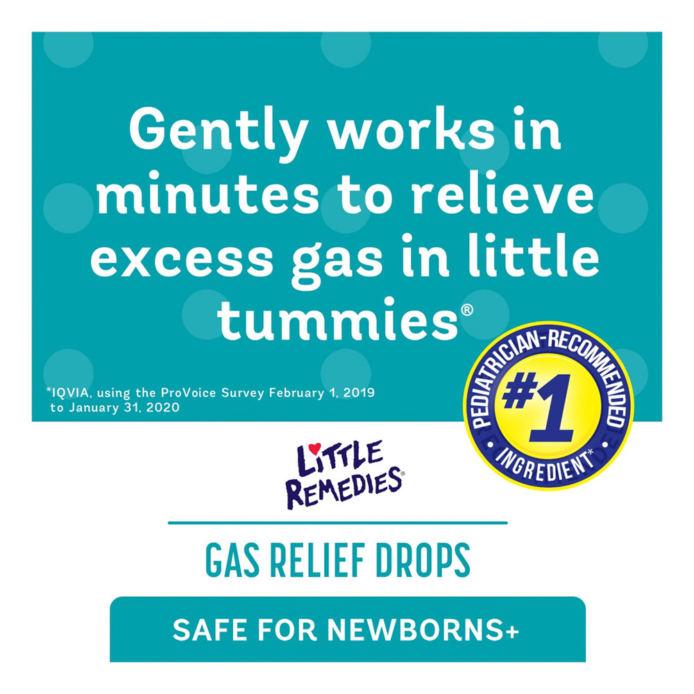 Little Tummys Gas Relief Drops For Safe, Gentle Relief Of Gas ...