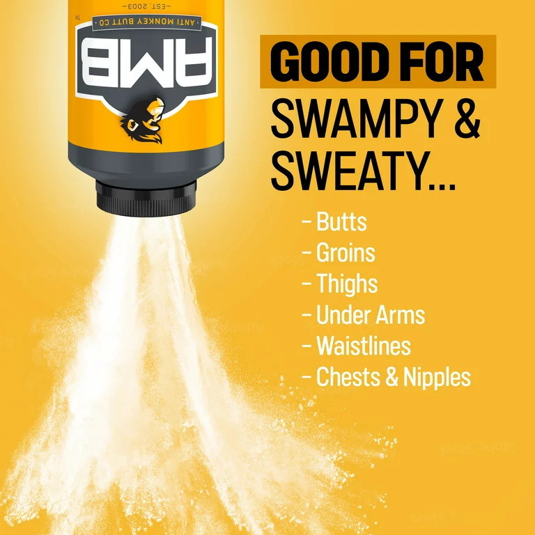 Anti Monkey Butt Anti Friction Body Powder With Calamine, 8 Oz