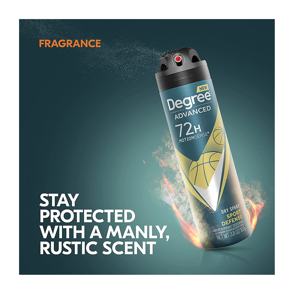 Degree Men Motion Sense Antiperspirant and Deodorant Dry Spray Sport ...