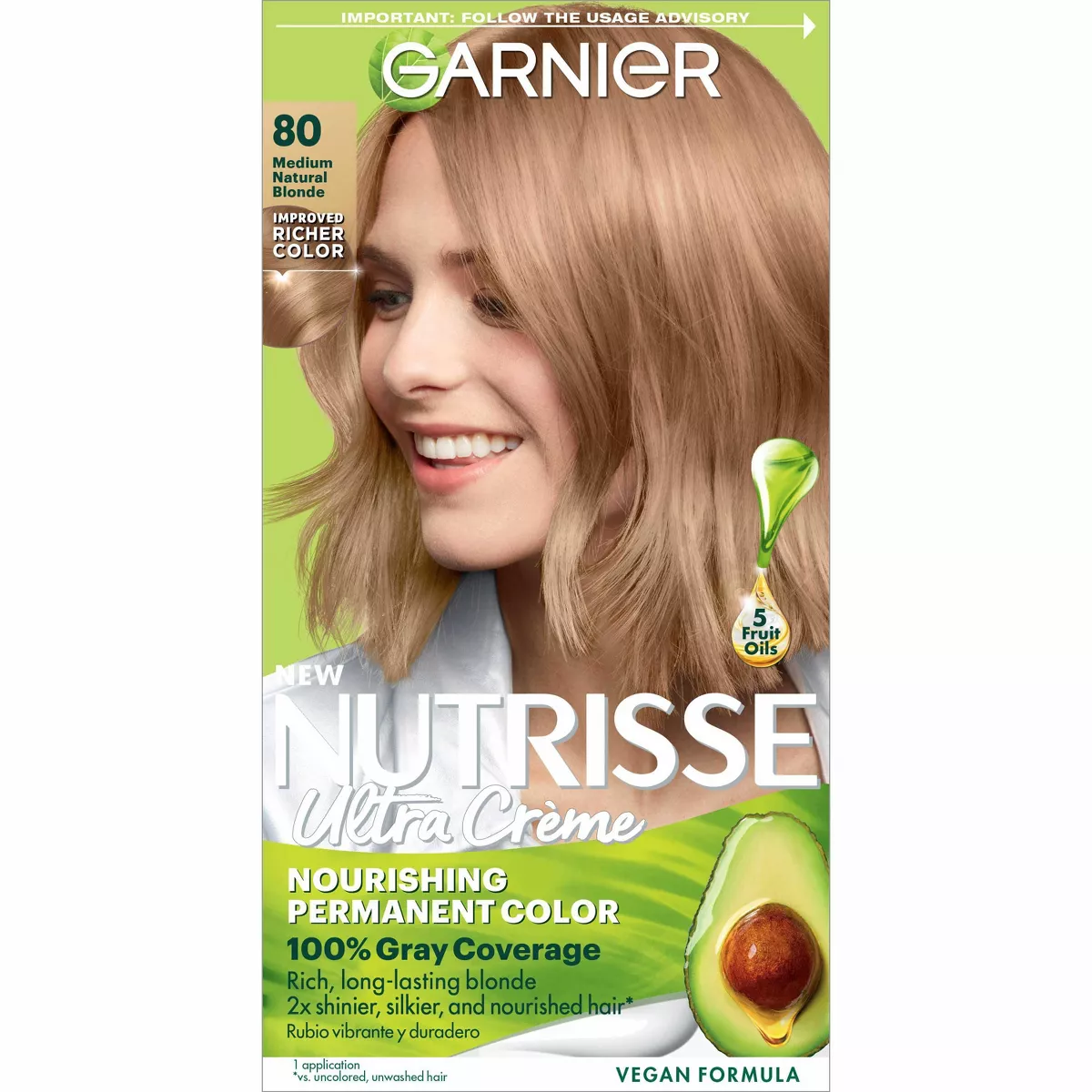 Nutrisse Color Chart Garnier Nutrisse Permanent Hair Colour 5