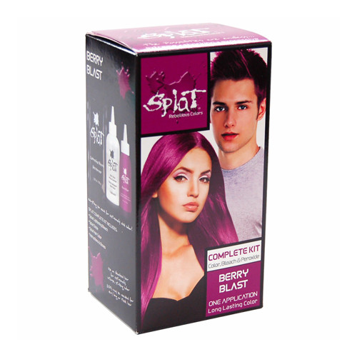 Splat Rebellious Colors Complete Kit, Berry Blast, Semi-Permanent ...