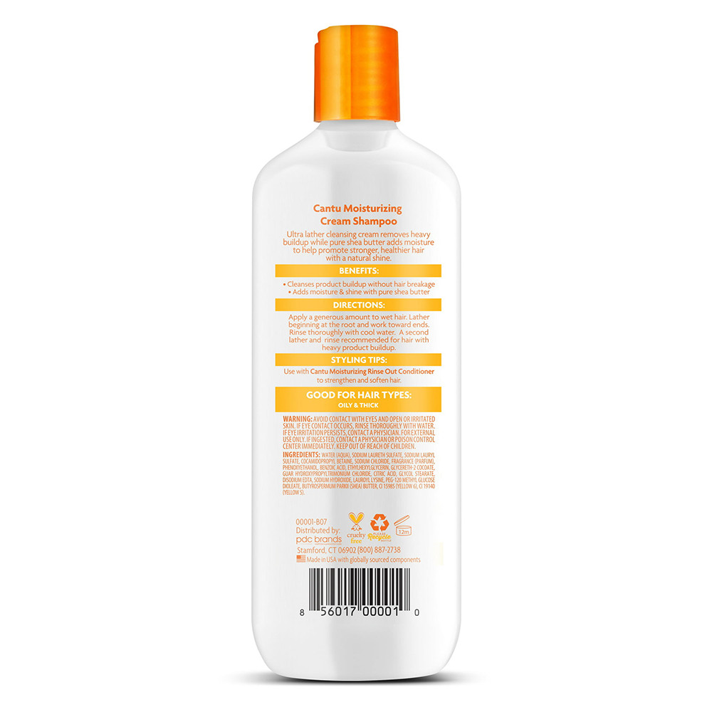 Cantu Shea Butter Moisturizing Cream Shampoo, 13.5 Oz