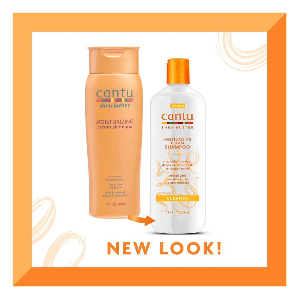 Cantu Shea Butter Moisturizing Cream Hair Shampoo 13.5Oz (400ml)
