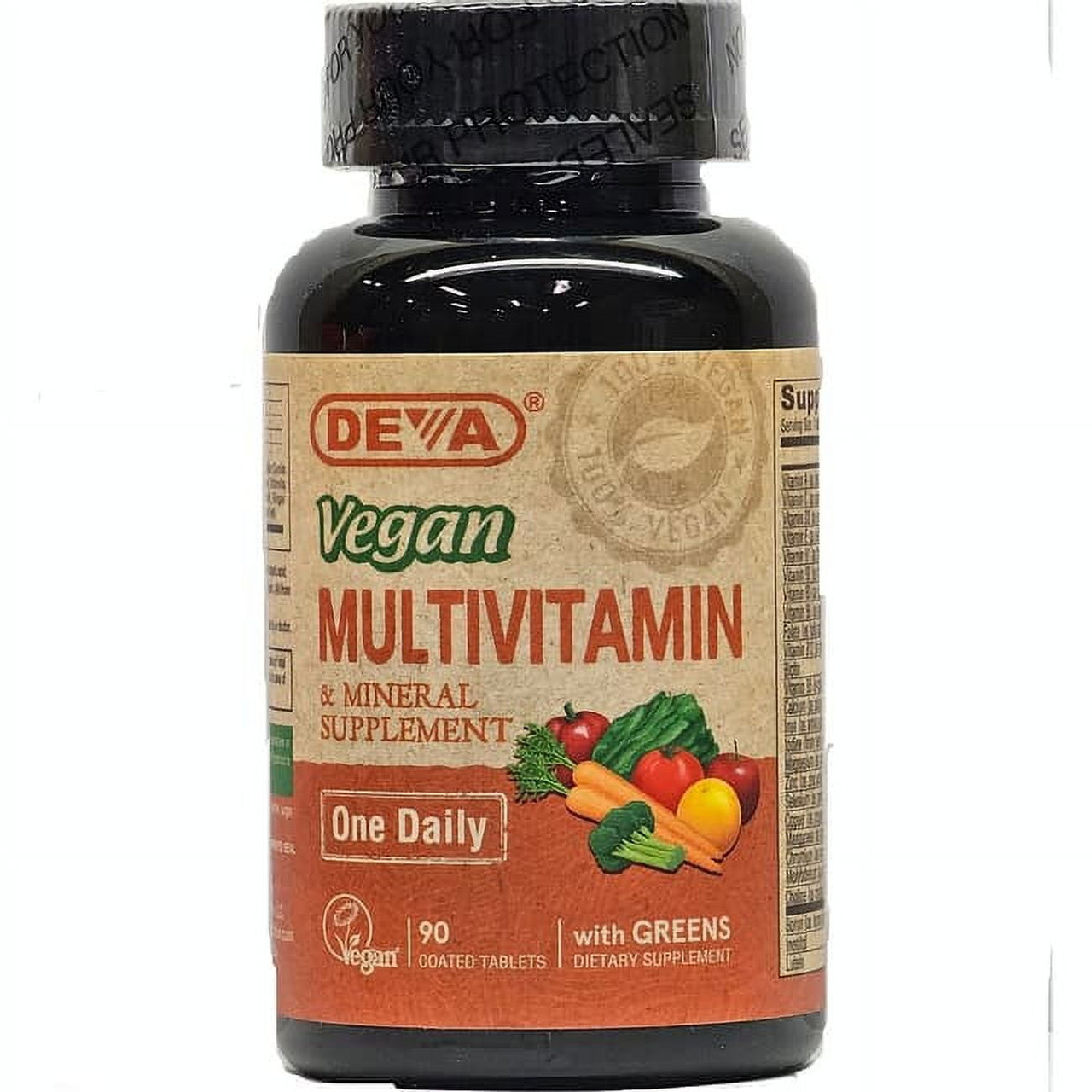 Deva Nutrition Vegan Multivitamin And Mineral Tablets - 90 Ea