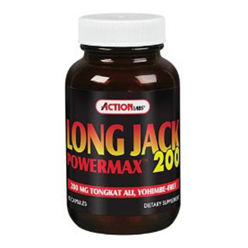 Action Labs Powermax 200 Mg Capsules, Long Jack - 60 Ea - myotcstore.com