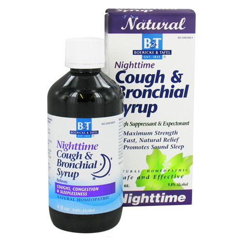 Boericke And Tafel Nighttime Cough And Bronchial Syrup - 8 Oz ...