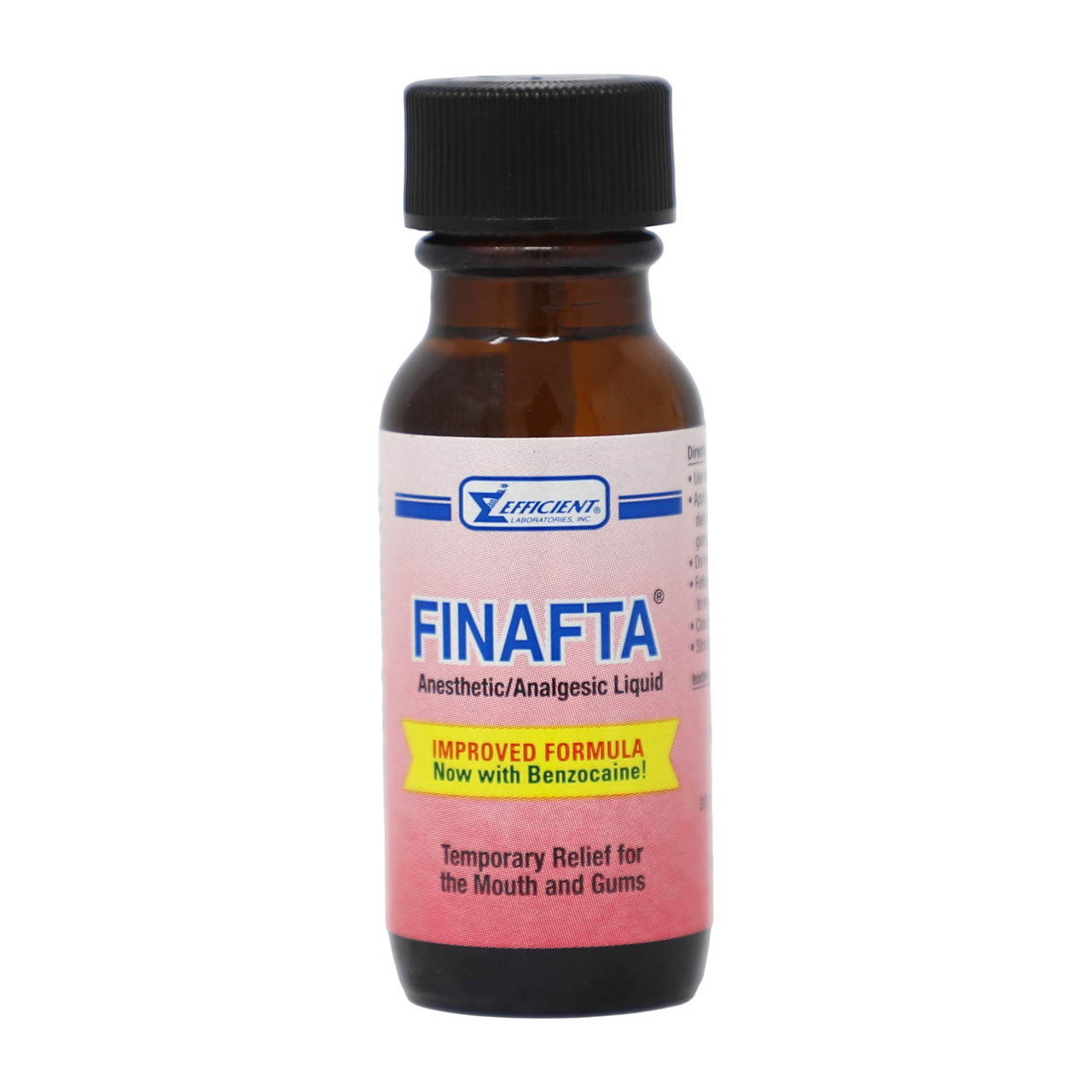 Finafta Oral Anesthetic Liquid Temporary Relief of Canker Sores Mouth ...