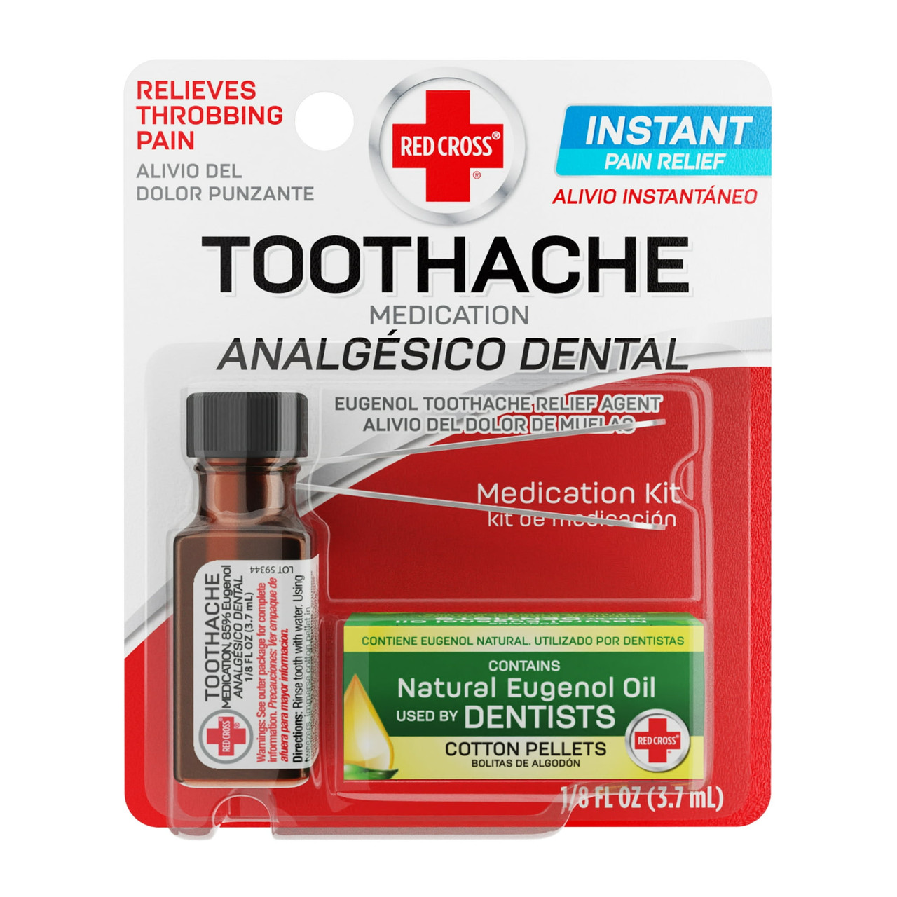 Red Cross Complete Medication Kit For Toothache - 1 Ea - myotcstore.com