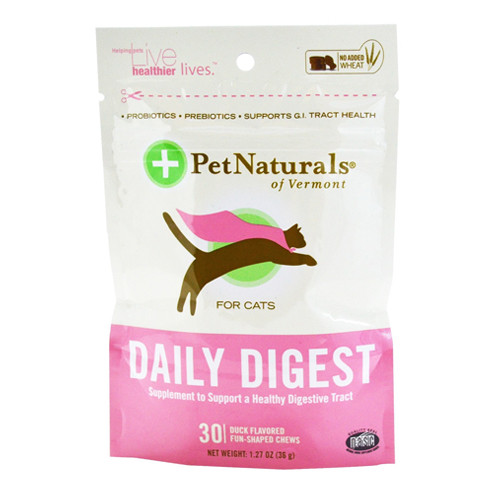 Pet Naturals Of Vermont Daily Probiotic For Cats Chews, 30 Ea ...