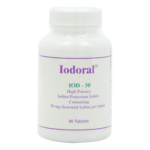 Optimox Iodoral Iod-50 High Potency Iodine/Potassium Iodide Tablets ...