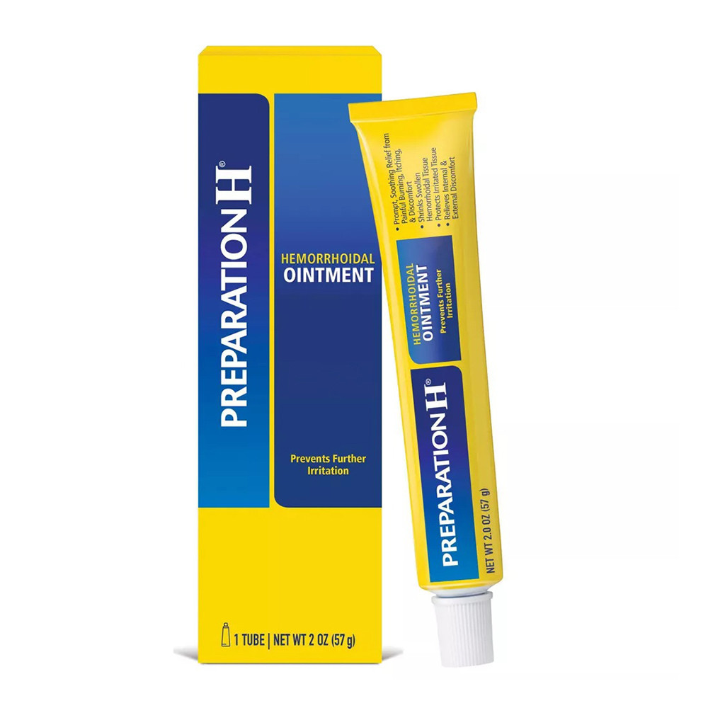 Preparation H Ointment, Hemorrhoid Ointment Tube, 2 Oz