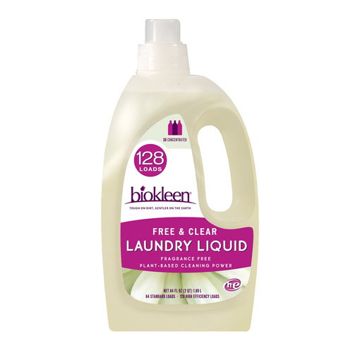 Biokleen Free and Clear Laundry Liquid, 64 Oz - myotcstore.com