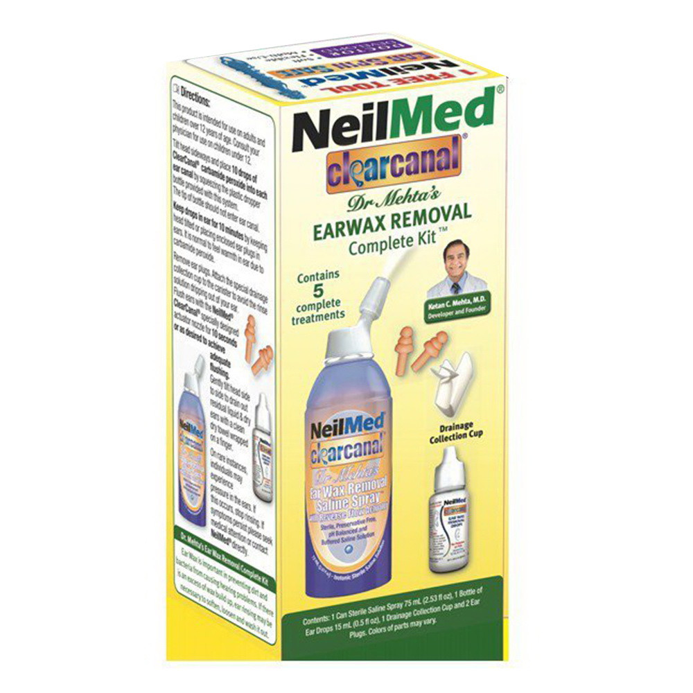 NeilMed Clearcanal Ear Wax Removal Complete kit - 2.5 oz - myotcstore.com