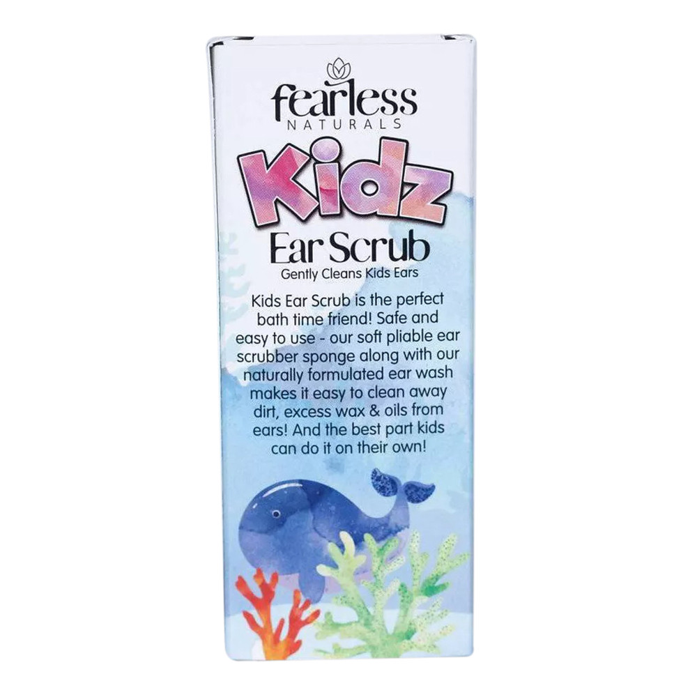 wallys natural Kids Ear Scrub with Sponge Kit, 1 Ea