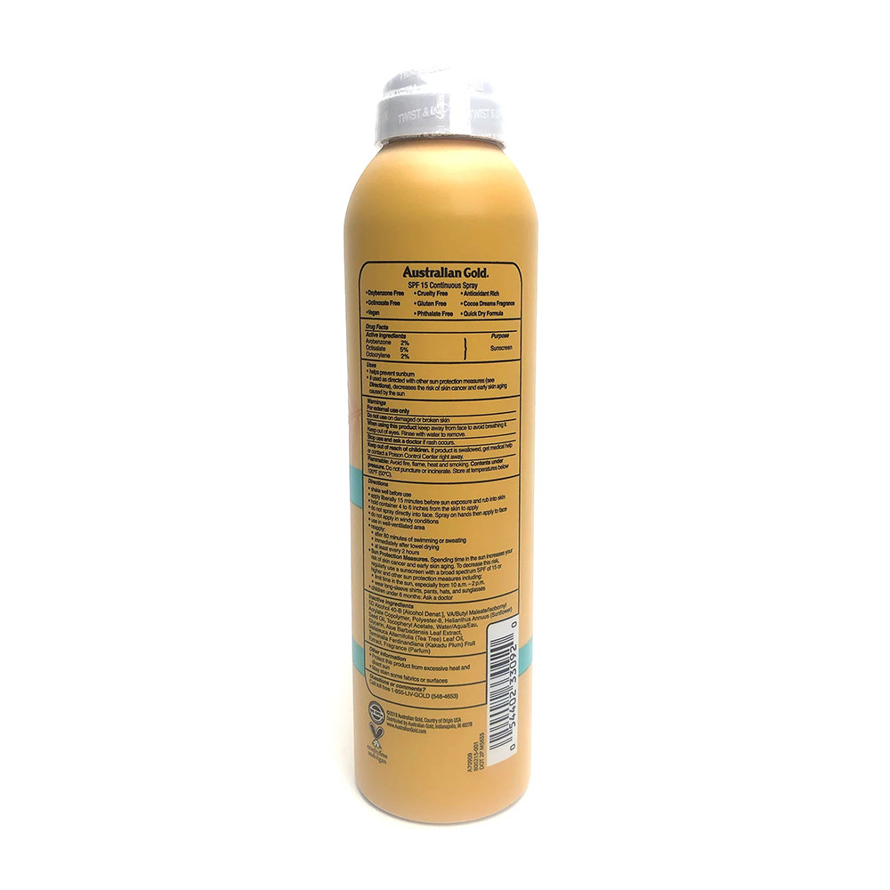 Australian Gold SPF 30 Ultimate Hydration Continuous Spray Sunscreen ...