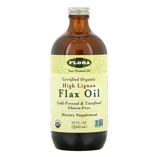 Flora Inc High Lignan Flax Oil Organic 8.5 Oz