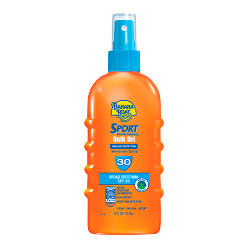 Banana Boat Sport Performance Quick Dry Sunscreen Spray, SPF 30, 6 Oz