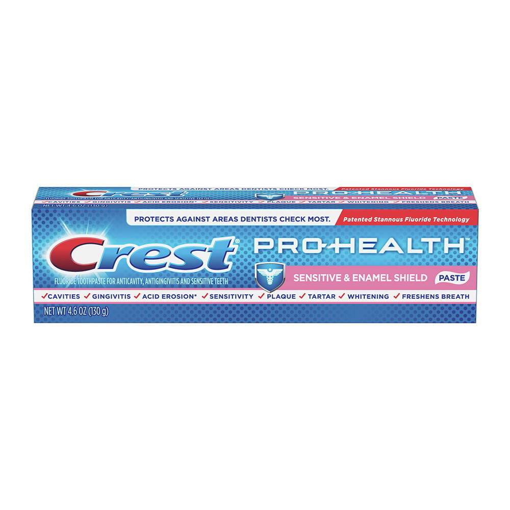 Crest Pro Health Sensitive and Enamel Shield Toothpaste for Sensitivity ...
