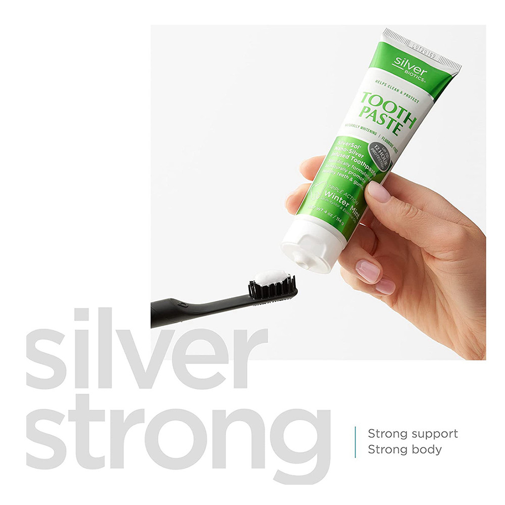 American Biotech Labs Silver Biotics Toothpaste Nano-Silver Toothpaste ...