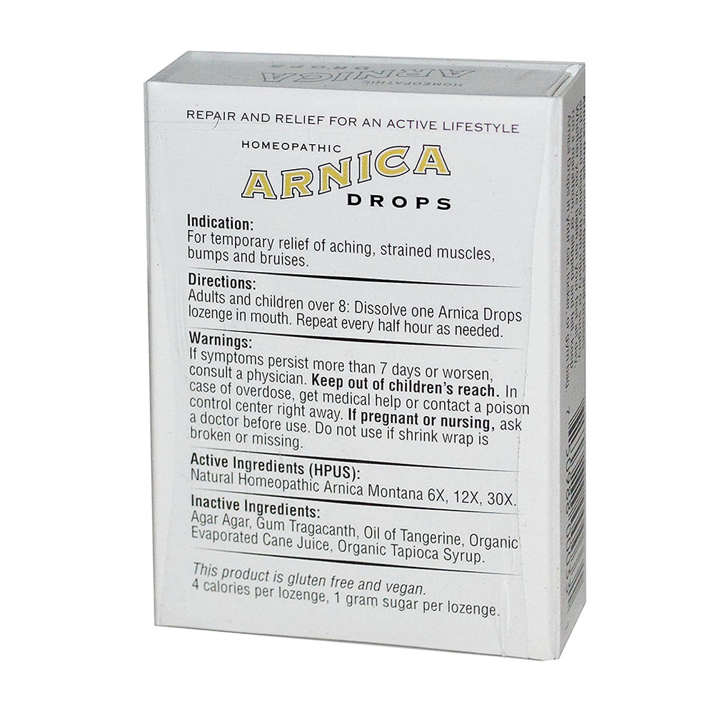 Historical Remedies Homeopathic Arnica Drops Repair and Relief Lozenges ...