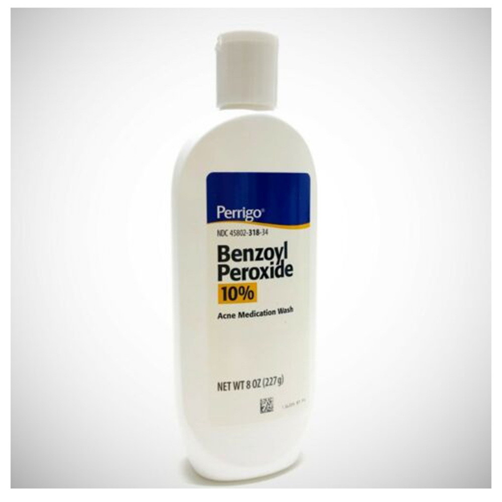 Perrigo Benzoyl Peroxide 10% Face Wash, 225 gms