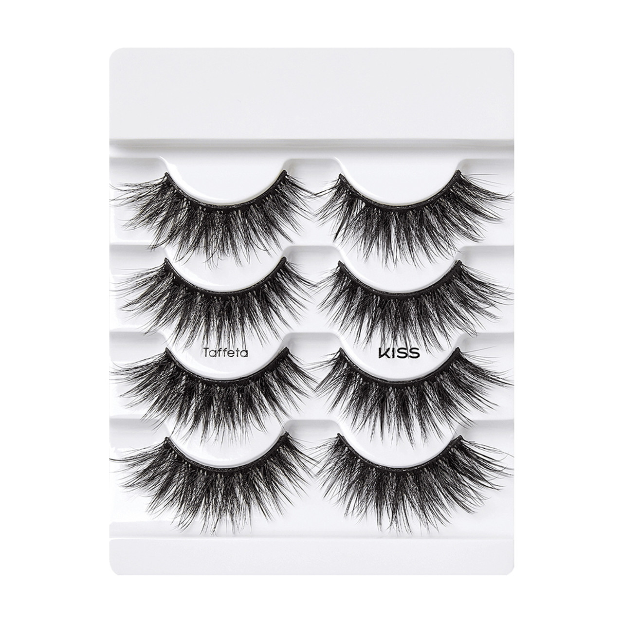 Kiss Lash Couture Naked Drama Fake Eyelashes Multipack Taffeta 4 Ea