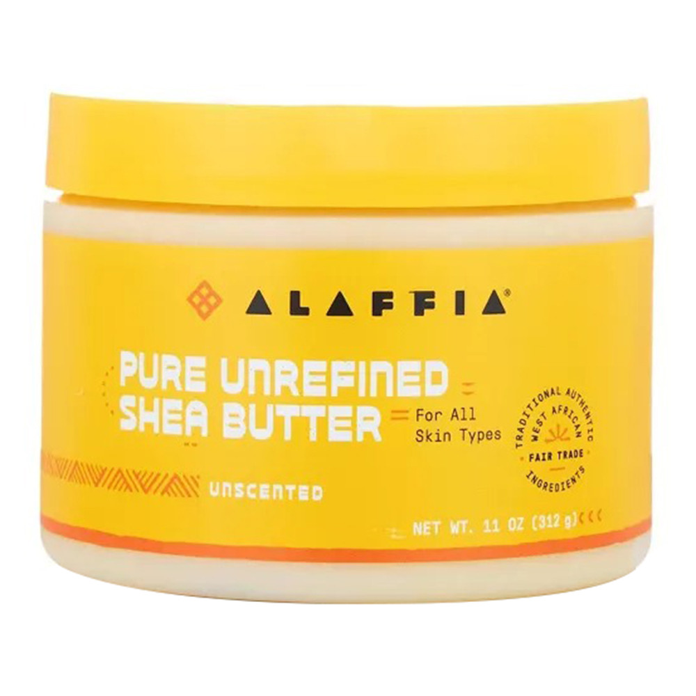 Alaffia Pure Unrefined Shea Butter, Unscented, 11 Oz