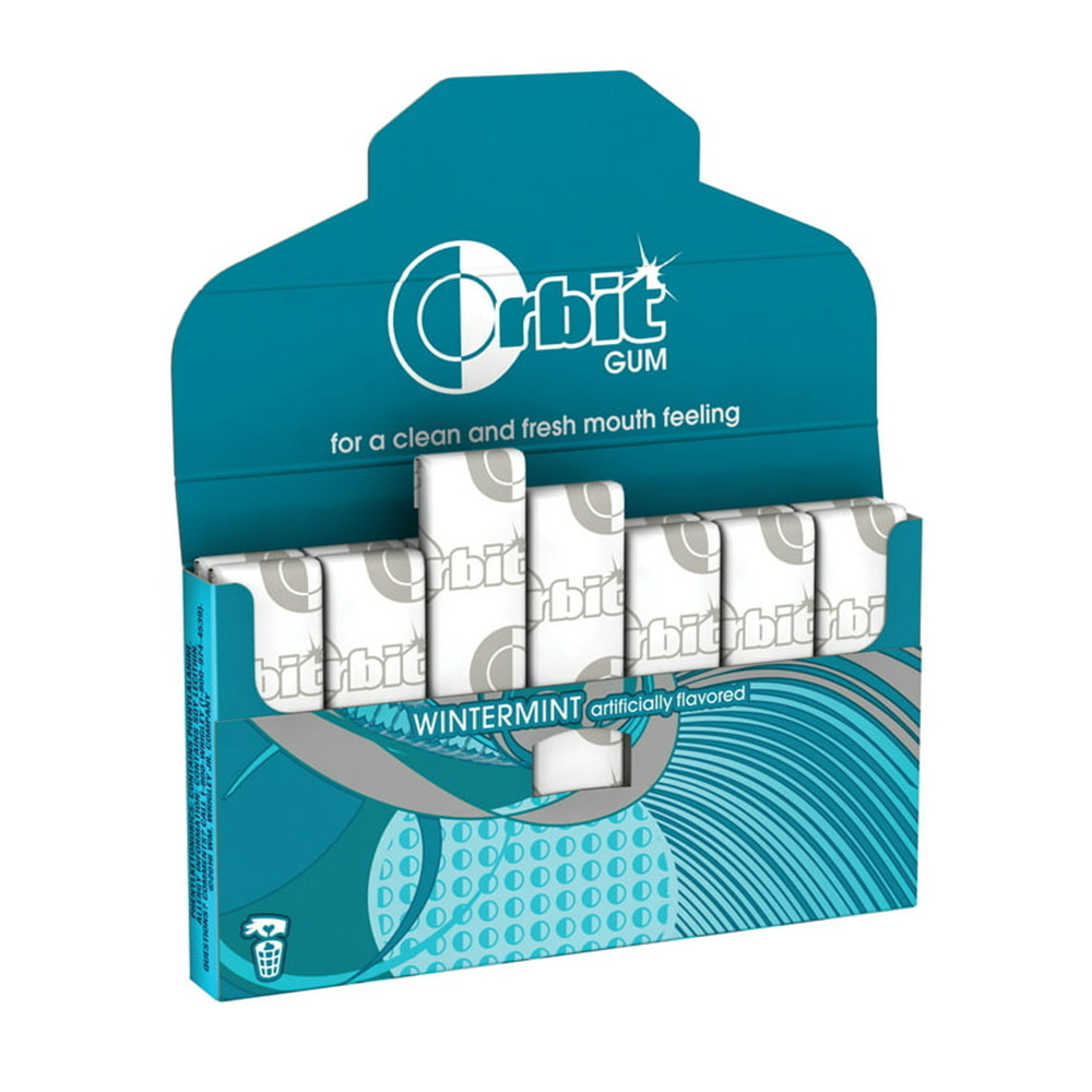 Orbit Gum Wintermint Sugar Free Chewing Gum, 14 Ct
